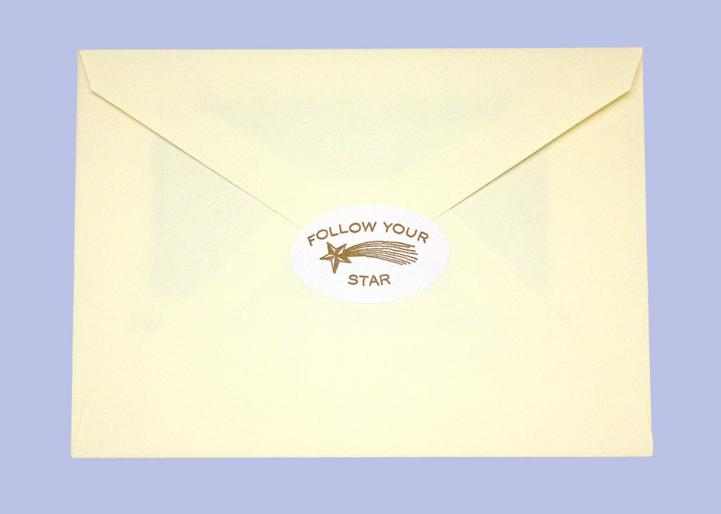 Follow Your Star - Pack of Ten Letter Seals – Saturn Press