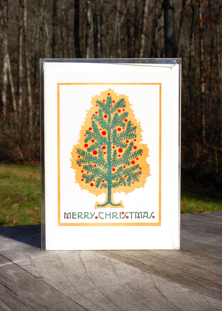 Evergreen - Holiday card box – Saturn Press